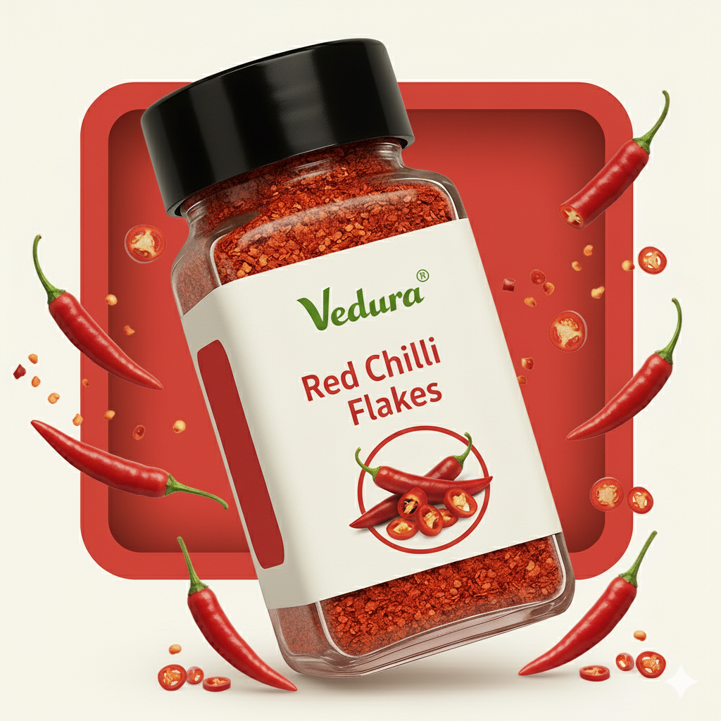 Red Chilli Flakes | Buy Red Chilli Flakes Online | Vedura Foods